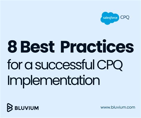 Salesforce Cpq Implementation Best Practices For Success