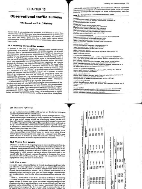 Traffic Count And Traffic Surveys Pdf