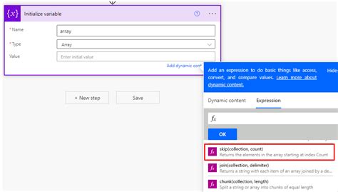 Skip Function Collectionpower Automate Cloud Flows Kaizenpersonal Computer Work