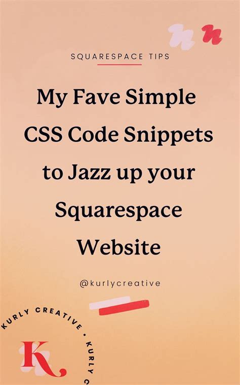 Easy Squarespace Css Code To Customize Your Website