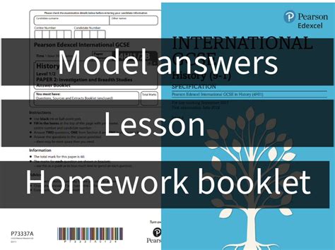 Igcse Edexcel History Medicine Exam Lesson Model Answers Exam Map