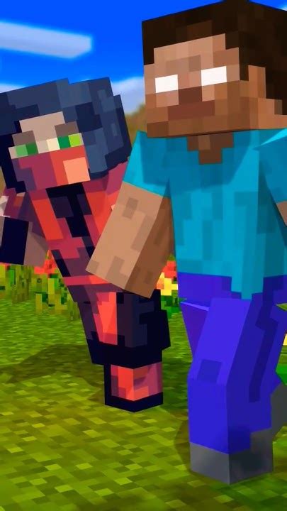 Herobrine Chase Ermac Herobrine In Normal Speed Minecraft Animation Meme Virel Shorts