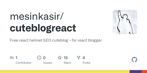 GitHub Mesinkasir Cuteblogreact Free React Helmet SEO Cuteblog For