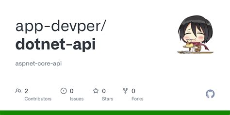 Github App Devperdotnet Api Aspnet Core Api