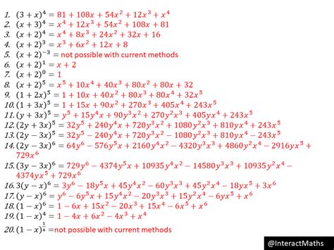 Binomial Expansion Variation Theory