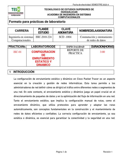 Practica 5 Packet Tracer 20090050 Pdf Enrutador Computación Enrutamiento