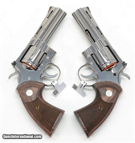 Colt 2020 Python Consecutive Pair 425 Inch Stainless Steel Model