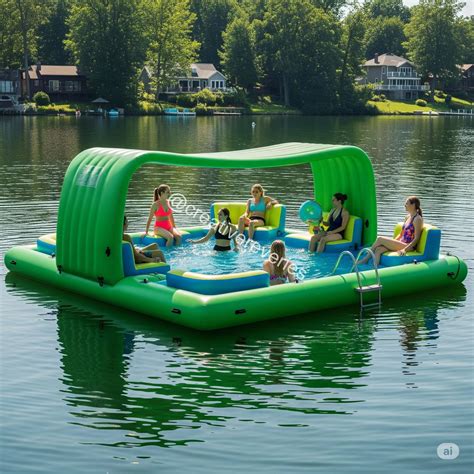 Lake Party Floats With A Pool Float Chill And Dive Right In