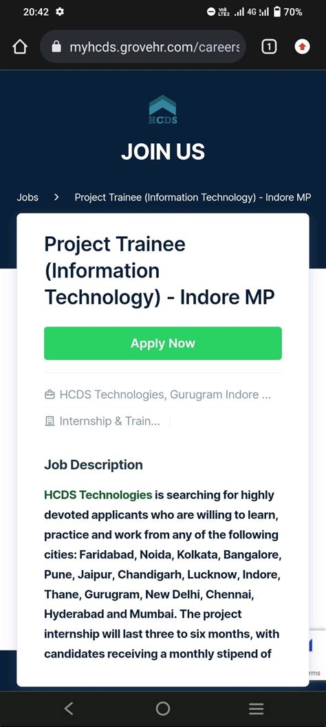 Hcds Technologies On Linkedin Informationtechnology Project Career