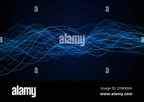 Ai Cyber Big Data Flow Particles Bokeh Hi Tech Digital Neural Network Concept Of Futuristic