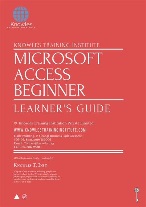 Microsoft Access Beginner Training Course In Singapore Knowles