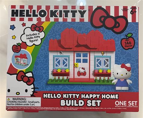 Hello Kitty Lego Sets Happy Home Build Set Sweet Shop Build Set