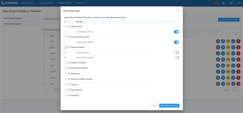 Console User Settings Liderahenk Documents