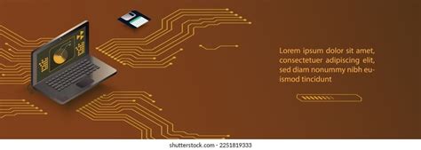 Cyberpunk Style Coding Banner Isometric 3d Stock Illustration 2251819333 Shutterstock