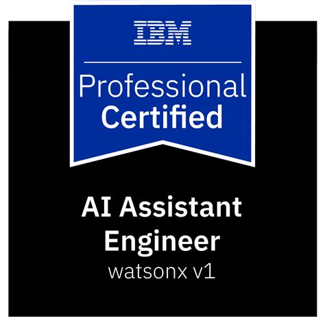 Ibm Certified Watsonx Ai Assistant Engineer V1 Professional Ibm Training Global