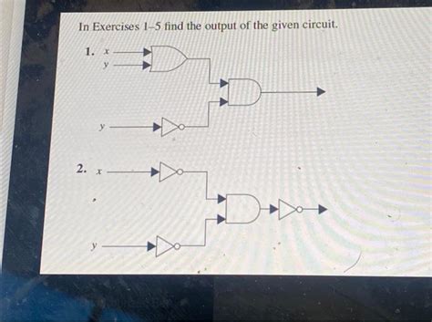 Solved In Exercises 15 Find The Output Of The Given Chegg Com