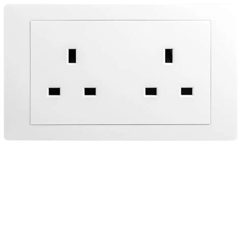 13a Twin Socket • Wgms213 Hager