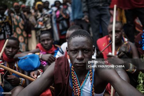 Topshot Circumcised Maasai Young Men Wearing New Cloths And News