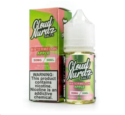 Cloud Nurdz Watermelon Apple 50mg30ml Vapordom
