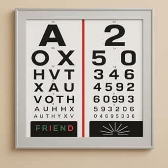 Hyzik 3 Meter Led Distance Vision Eye Test Chart Distance Vision