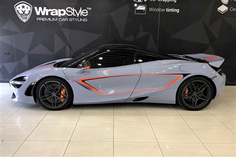Mclaren 720s Blue Gloss Wrap Wrapstyle