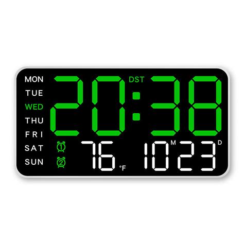 📢📢50 Off ⏰multifunctional Decorative Led Digital Wall Clock Forubom