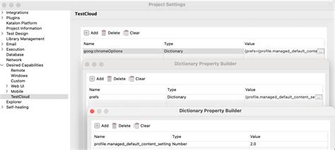 Disable Javascript When Testing On Testcloud Devices Katalon Docs