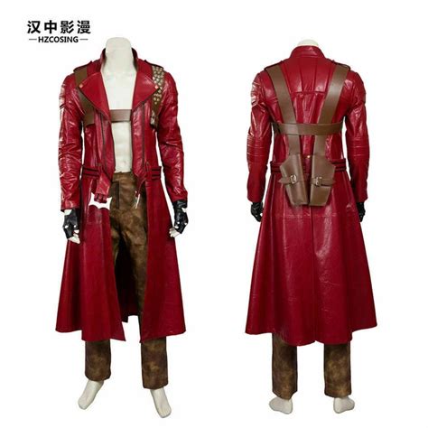 Details About Devil May Cry 3 Dante Cosplay Costume Leather Outfit No