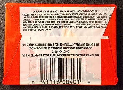 Retro Scans Jurassic Park Turns 30