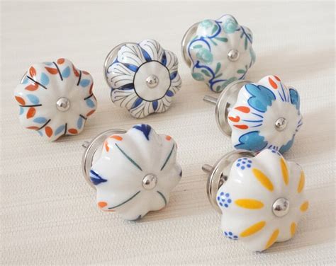 1pcs Pumpkin Knobs Ceramic Knobs Dresser Knob Drawer Cabinet Etsy