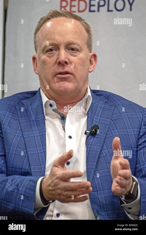 Topeka Kansas Usa February 16 2019 Former White House Press Secretary Sean Spicer Is