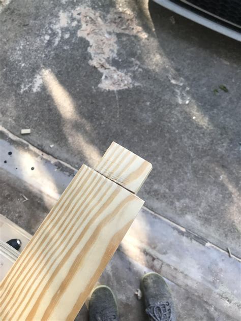 First Mortise And Tenon Joint Rbeginnerwoodworking