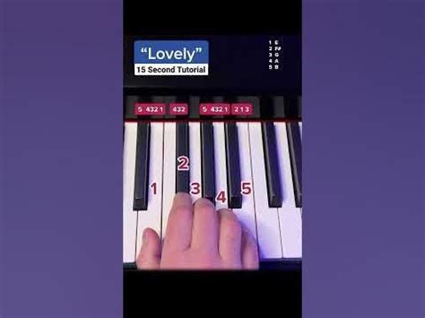 How To Play „lovely“ By Billie Eilish Melody Easy Piano Tutorial