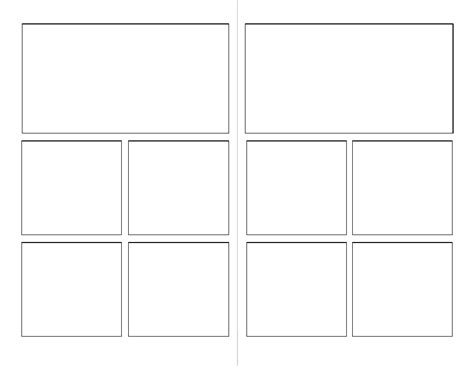 Comic Book Template Download Printable Pdf Templateroller
