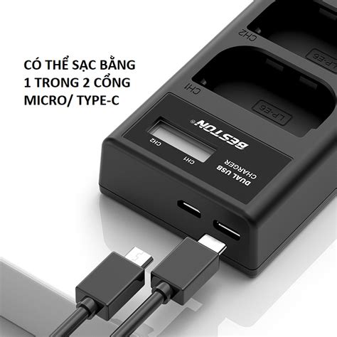 Review Bộ Pin Lp E6 2000mah Sạc Beston Dùng Cho Máy Ảnh Canon Eos 60d