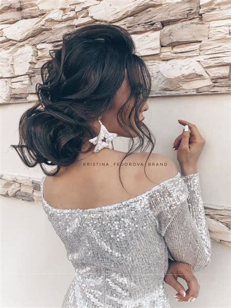 Свадебная прическа Низкий пучок Свадебные прически Вечерняя прическа Прически