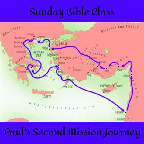100624 Sunday Bible Class Pauls Second Missionary Journey