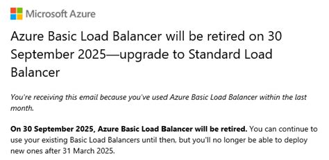 Upgrading Azure Load Balancer From Basic To Standard Sku