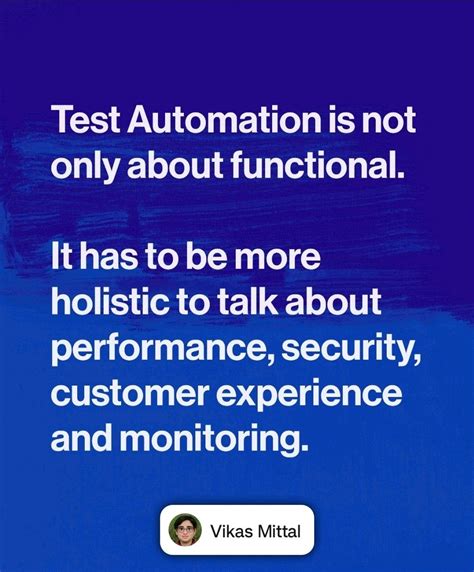 Testautomation Functionaltesting Regressiontesting Performancetesting… Vikas Mittal