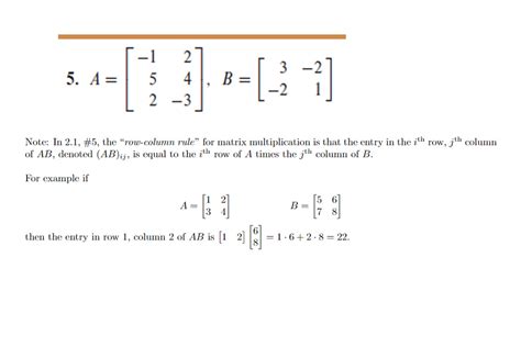 Solved A 1 5 2 2 4 3 B 3 2 2 1 For Example