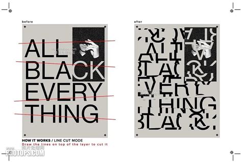 街头喷漆扭曲切割潮流文字特效海报设计制作插件mobknife Ps扩展面板 Lightroom摄影photoshop后期