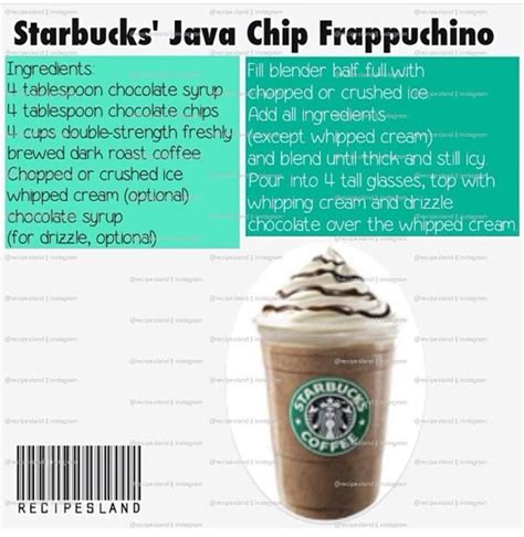 Java Chip Frappuccino