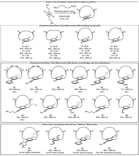 Biocatalytic Synthesis Of Planar Chiral Macrocycles Science