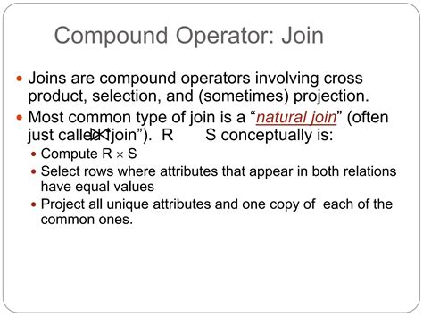 Relational Algebra Ppt