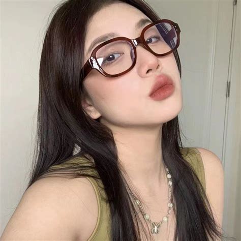 Jojo Coco Personalized Fashionable Korean Version Retro Thick Frame