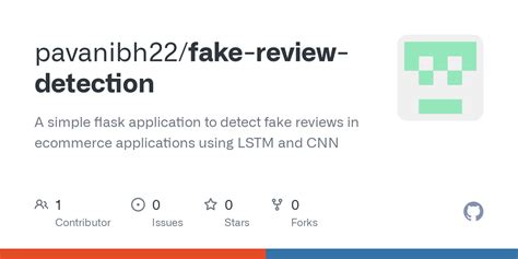 GitHub Pavanibh22 Fake Review Detection A Simple Flask Application