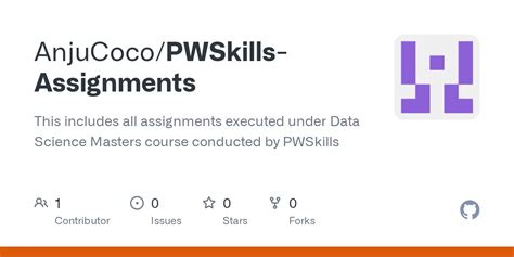 Github Anjucocopwskills Assignments This Includes All Assignments Executed Under Data