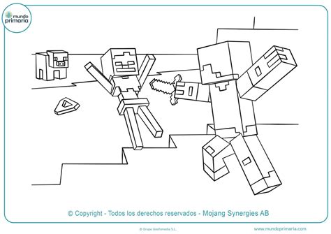 Dibujos De Minecraft Para Colorear 【imprimir Y Descargar】