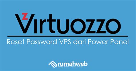 Cara Reset Password Root Vps Dari Power Panel